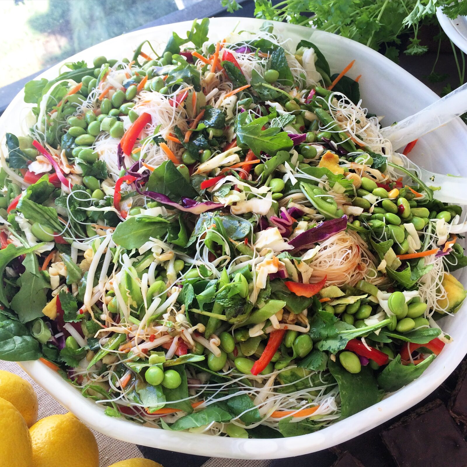 Zesty Thai Noodle Salad - Healthy Recipes by Lyndi Cohen